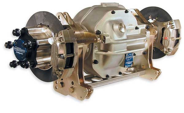 MW 12" Modular Aluminum 4-link Rear End Complete w/ Carbon Fiber Brake